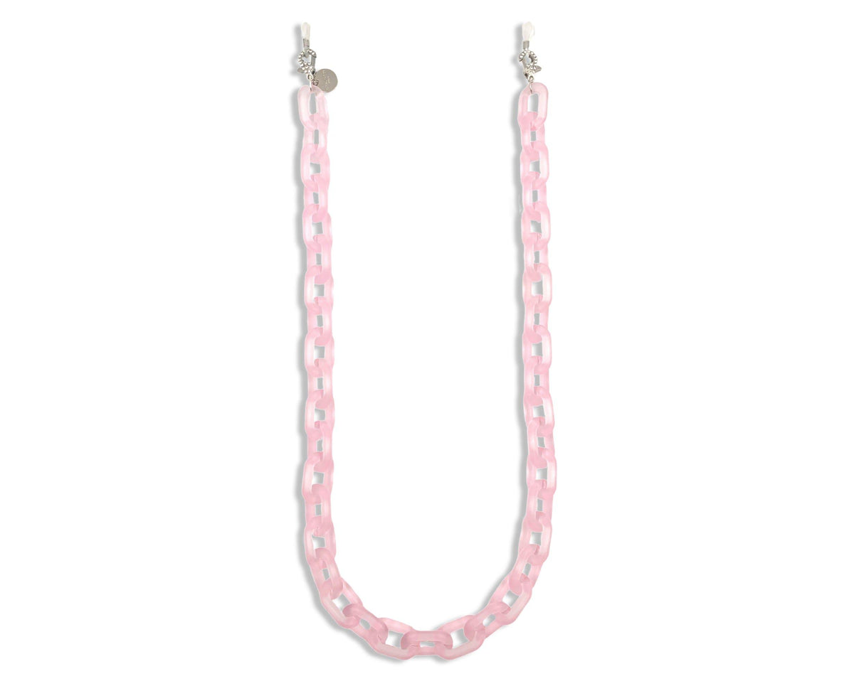 Accessoires femme| Chaîne de lunettes Givrée Rose | CARLOTTI | CARLOTTI