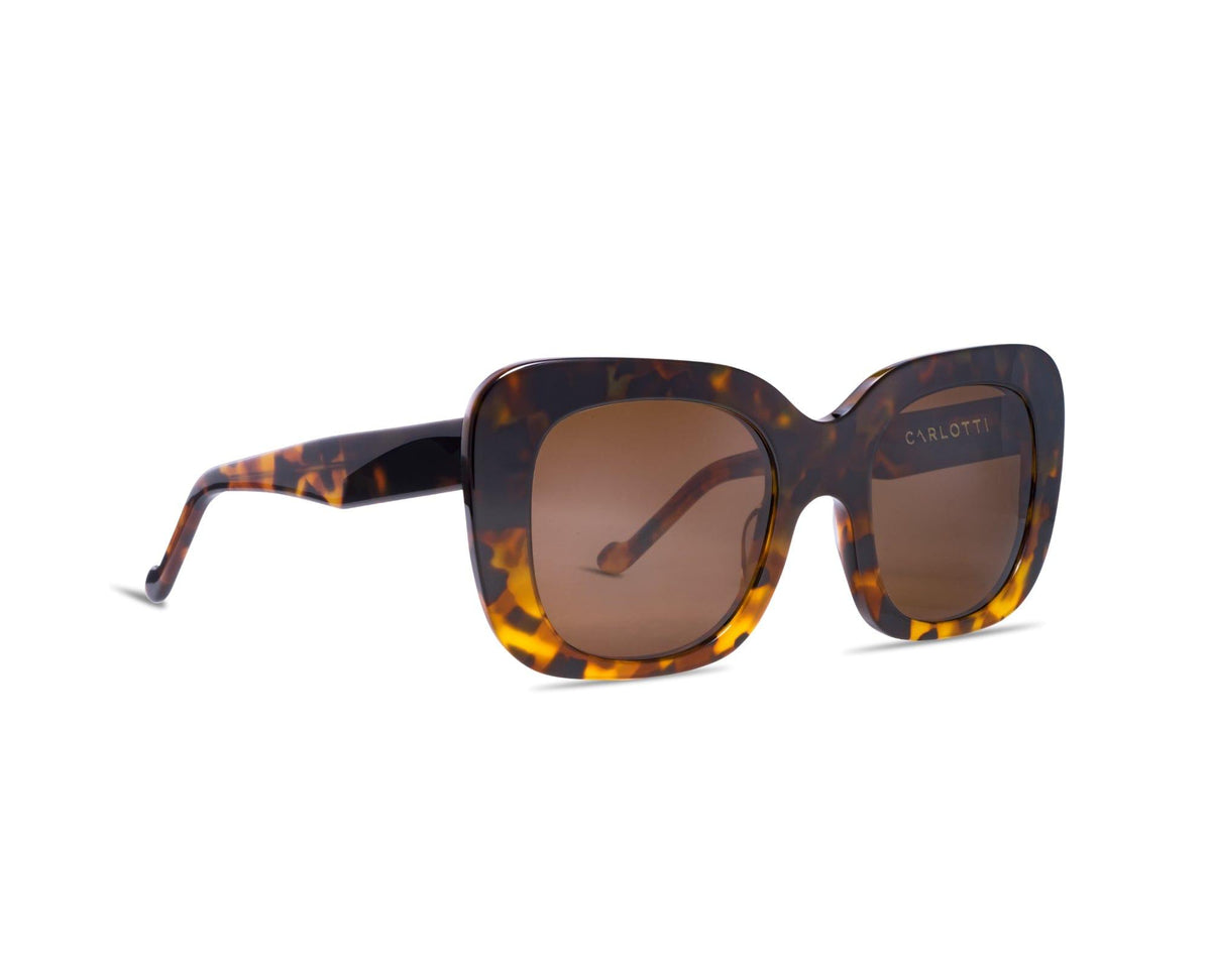 Lunettes de soleil oversize | C7003 écaille fauve | CARLOTTI | CARLOTTI